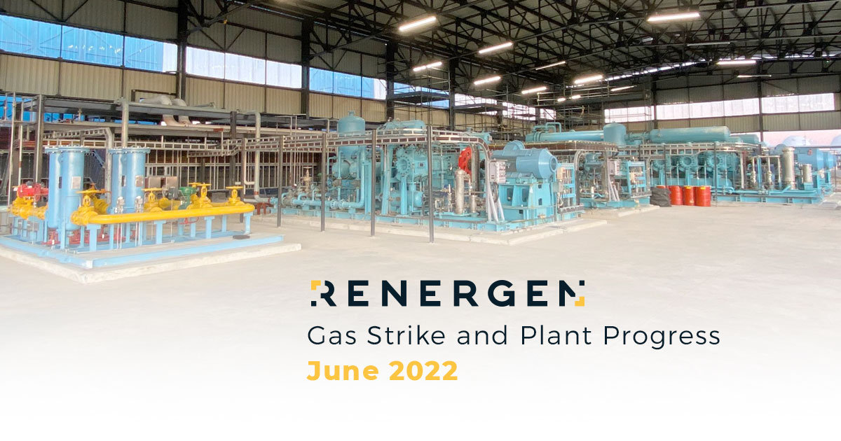 Gas Strike and Plant Progress June 22 JSE - Renergen